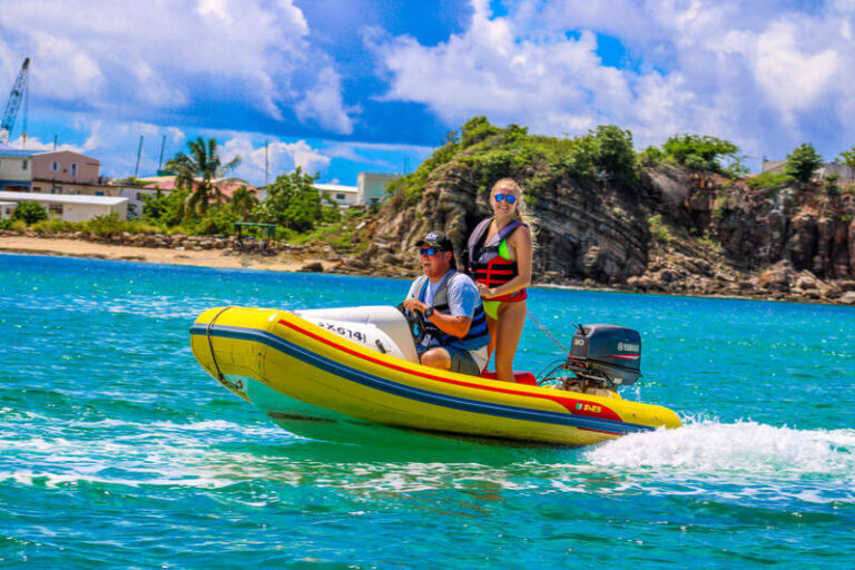 Mini Speed Boat Tour snorkel in caves, beach getaway, plane spot,